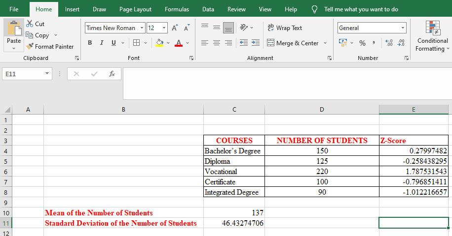 How to calculate z score in Excel – Edutized