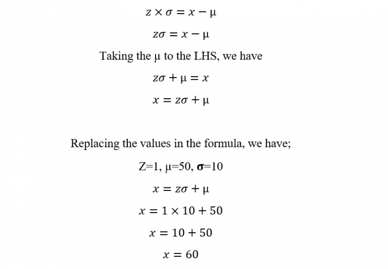 How To Find Z Score By Hand Edutized