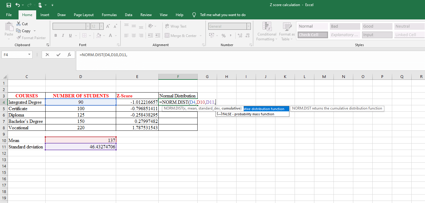 How To Calculate Z Score In Excel Edutized